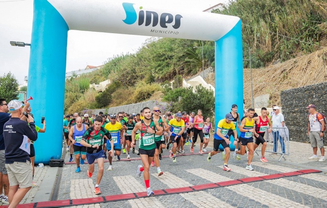 Gisele Castro e Miguel Valente vencem a prova Sines a Correr
